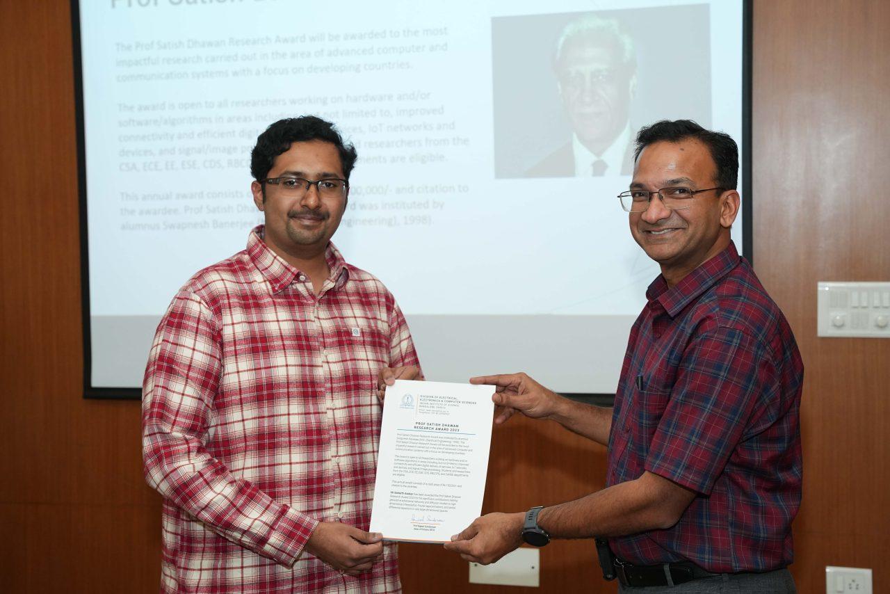 Prof Satish Dhawan Research Award | ODAA
