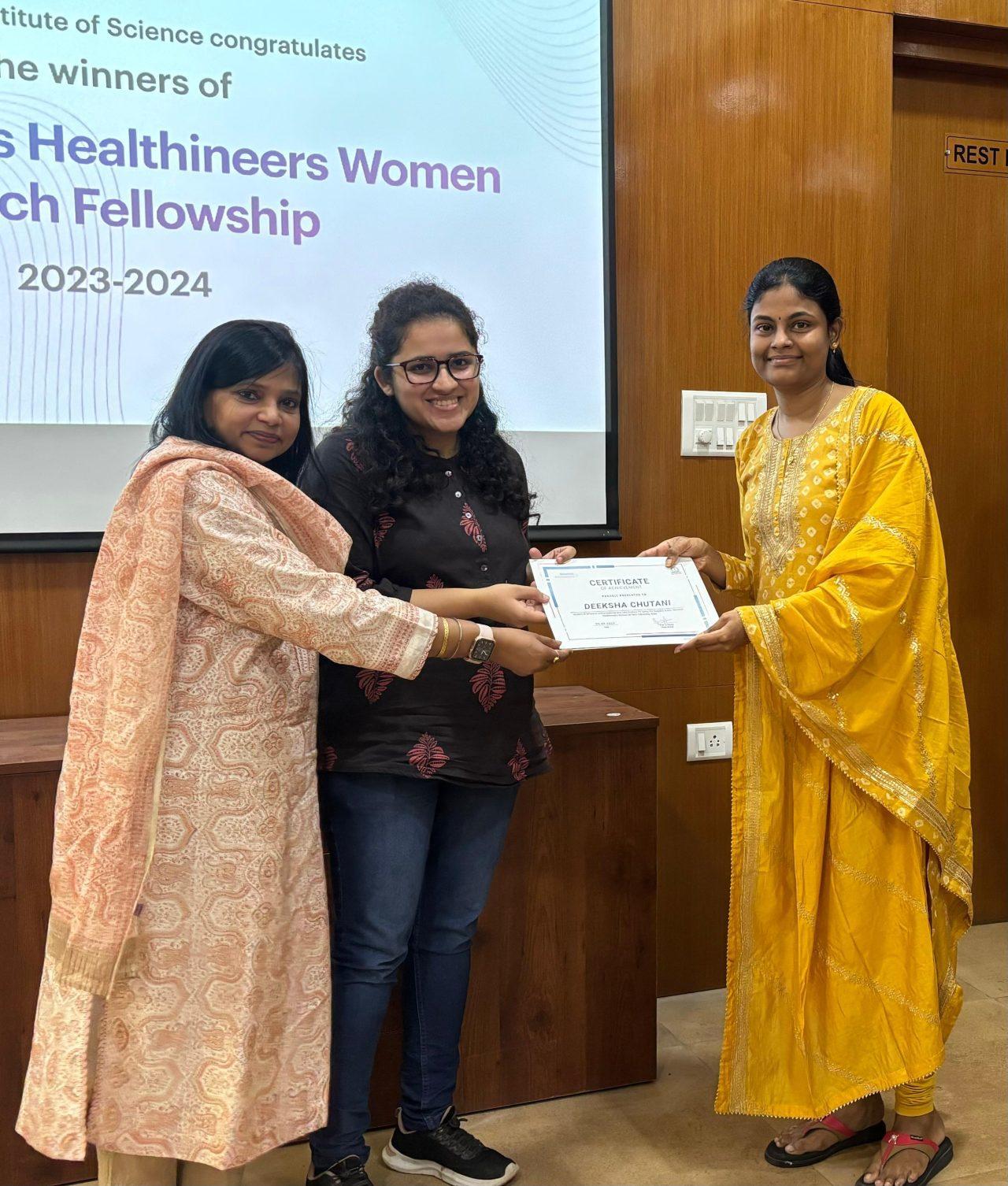 IISc-Siemens Healthineers Women MTech Fellowship | ODAA